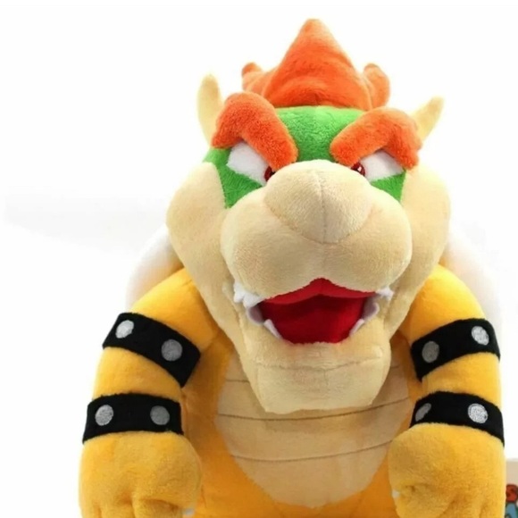 Nintendo | Toys | Nintendo Bowser Plush Yellow Orange And Green Super ...